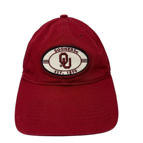 NCAA | Accessories | Ou Oklahoma Sooners Hat Cap Red White Strapback ...